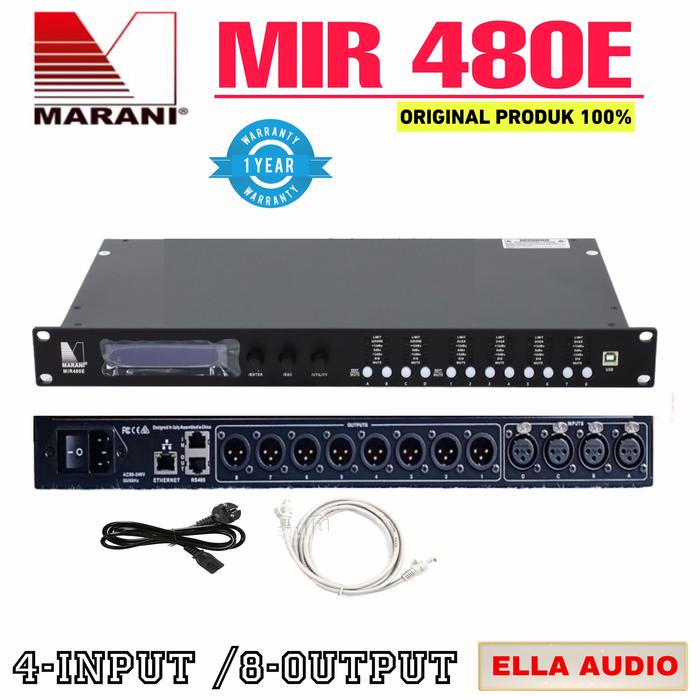 Jual Marani Mir 480E speaker managament 4-input/8-output Marani 480 E ...