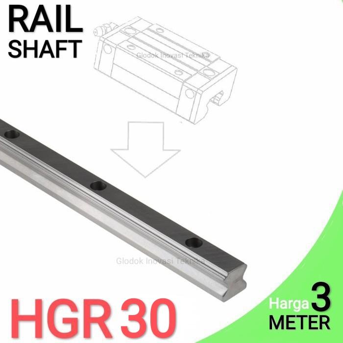Jual Rail Rel Shaft linear guide HGR30 HGH30 HGR HGH GHR 30 30mm CNC ...