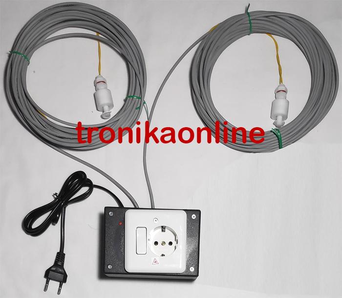 Jual Water Level Sensor Control Otomatis Pompa Air Penuh ON jika Habis ...