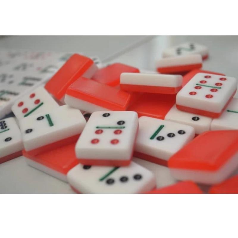 Set Alat Game Permainan Kartu Batu Balok Domino Gaple Mahjong - Shop ...