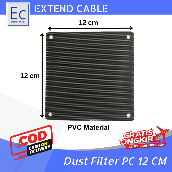 Jual PC Fan Dust Filter Case Computer Penyaring Debu Komputer 8 cm 9 cm ...