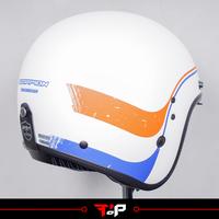 Jual SCORPION_HELMET BELFAST EVO SOUL MATT WHITE BLUE RED - Kota ...