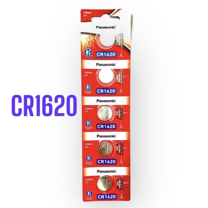 BATERAI PANASONIC CR1620 ORIGINAL LITHIUM BATTERY 3V Batre Jam remot ...