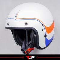 Jual SCORPION_HELMET BELFAST EVO SOUL MATT WHITE BLUE RED - Kota ...