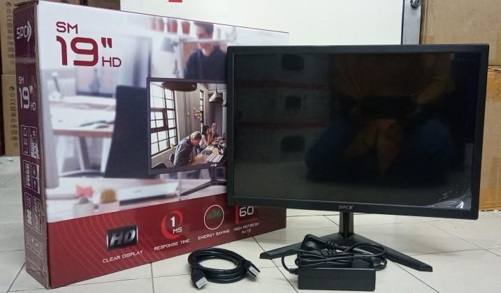 SPC Monitor Komputer LED 19 inch HD, Garansi Resmi - Shop | Tokopedia