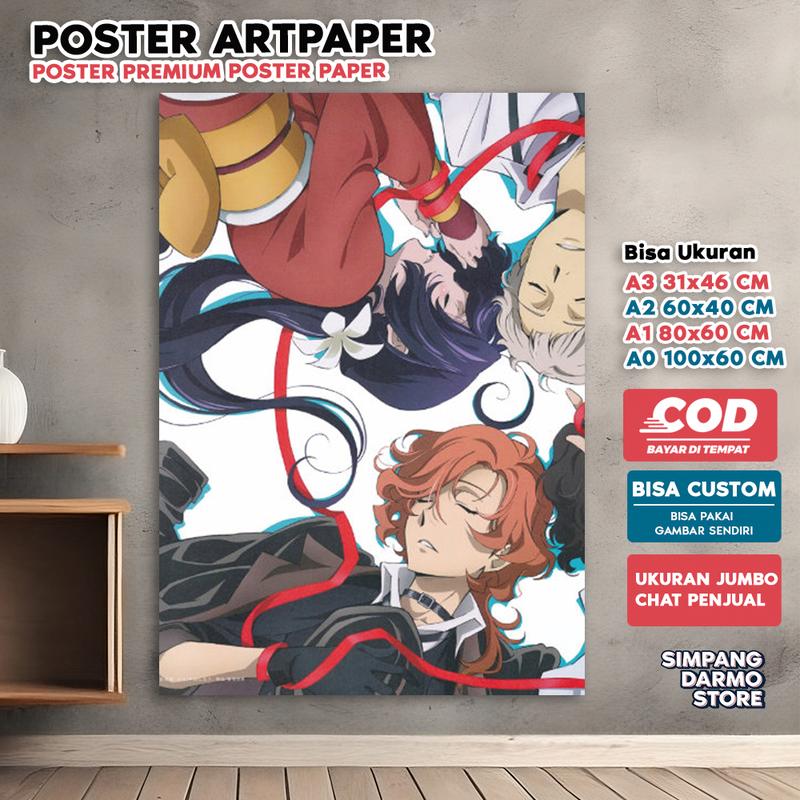 Poster Anime Bungou Stray Dogs Kualitas HD dan Bisa Custom BGSD-1 ...