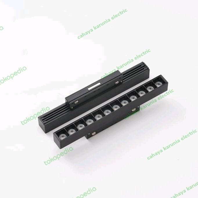 Jual LED MAGNETIC TRACK LIGHT SYSTEM GRILLE LIGHT 6 WATT/12 WATT chip ...