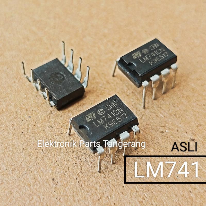IC LM741 ST ASLI IC LM741CN ORIGINAL TRANSISTOR LM741 IC LM 741 IC LM ...