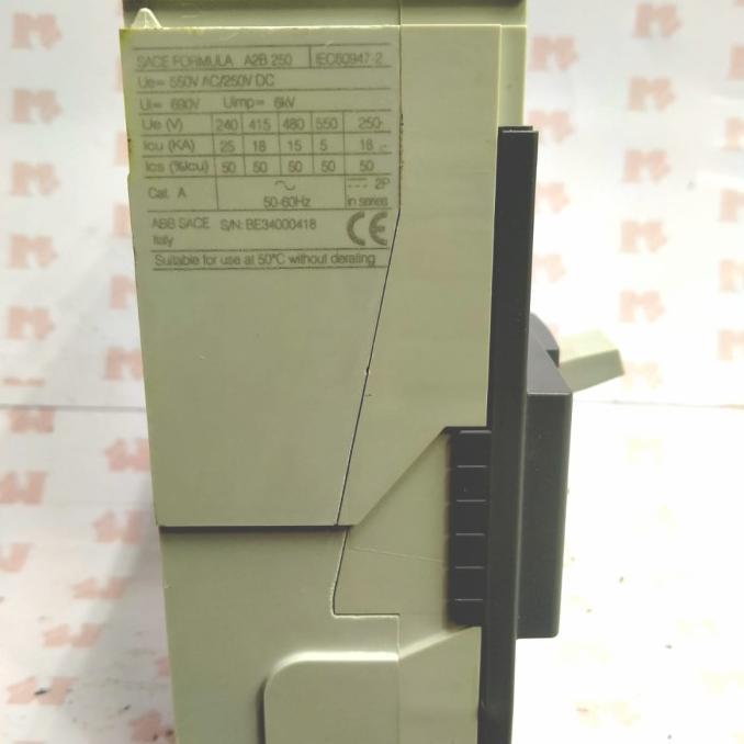 Jual Abb No Fuse Breaker Sace Formula A2 B250 (200A) Mccb/Nfb Original ...
