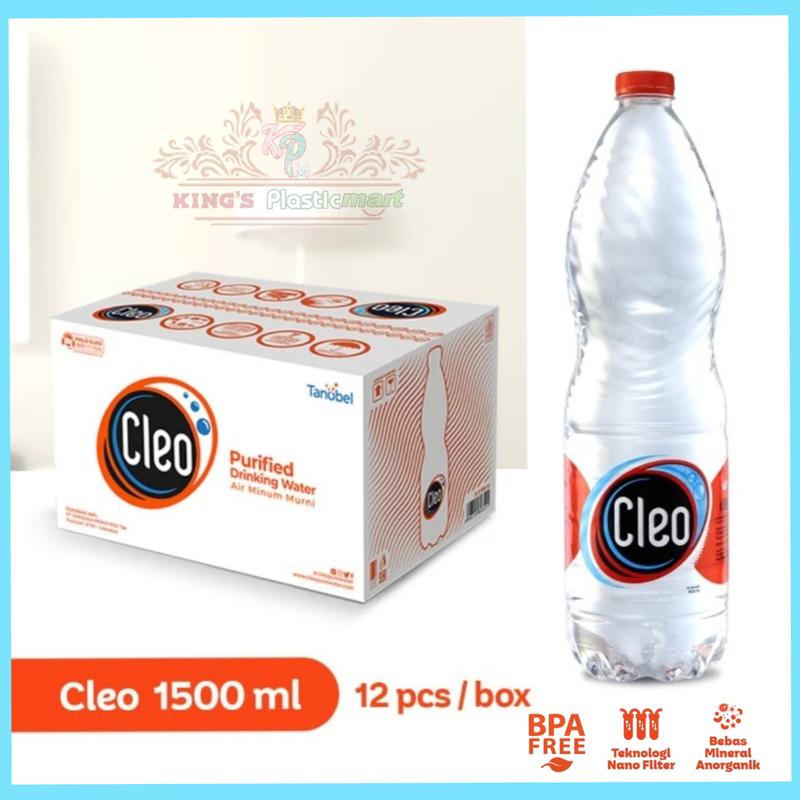 Cleo Air Murni 3D New Look 1500 Ml (1 Dus = 12 Pcs) - Shop | Tokopedia