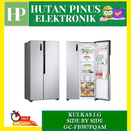 KULKAS LG GC-FB507PQAM KULKAS LG SIDE BY SIDE 509L LG GCFB507PQAM ...