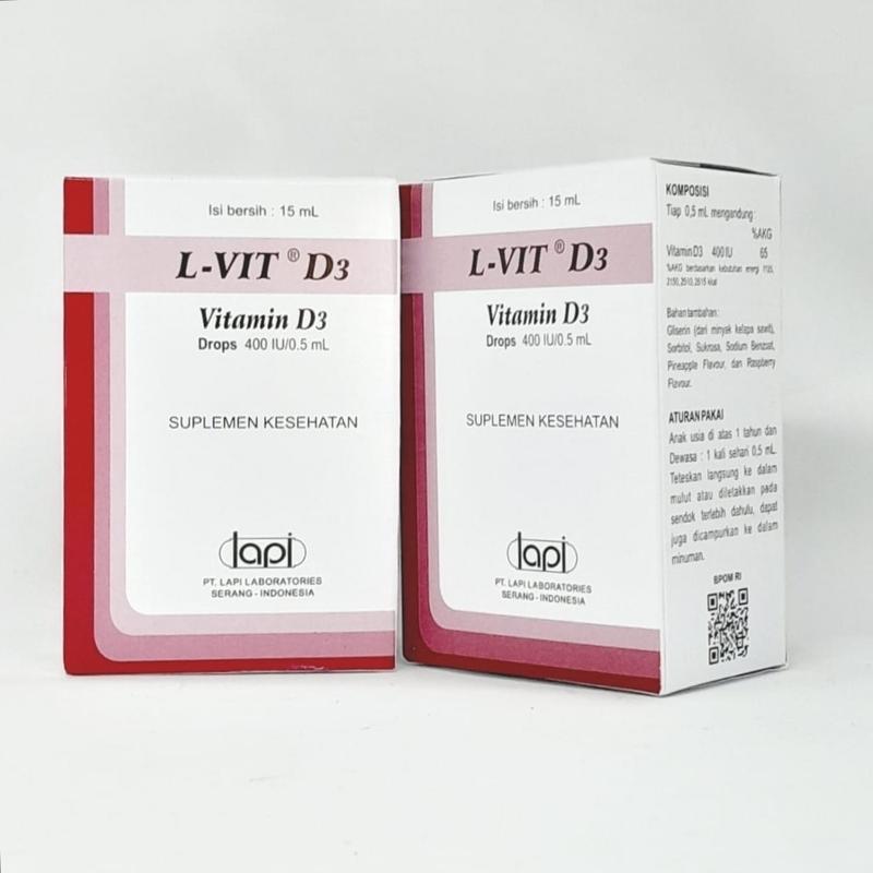 L Vit D3 Drop Lvit Lapi Vitamin D3 - Shop | Tokopedia