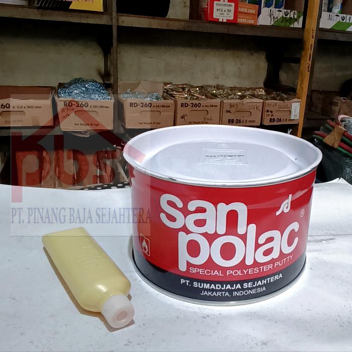 Jual (INSTANTl) Dempul Sanpolac isi 1 kg / Dempul Besi Sanpolac ...