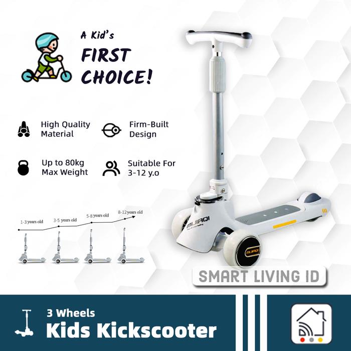 Jual Skuter Otoped Anak Balance Bike Kids Kickscooter Scooter 3 Roda ...