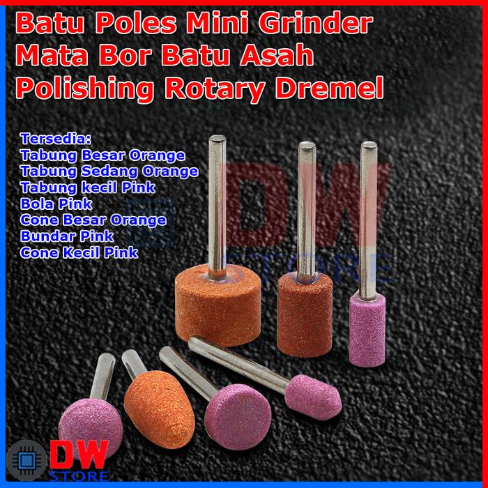 Jual Mata Bor Batu Asah Polishing Rotary Dremel Batu Poles Mini Grinder ...