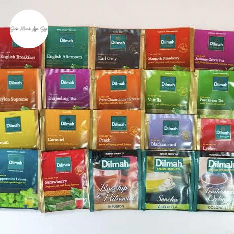 Teh Dilmah Saset sachet Eceran satuan All Variant (Foil Enveloped ...