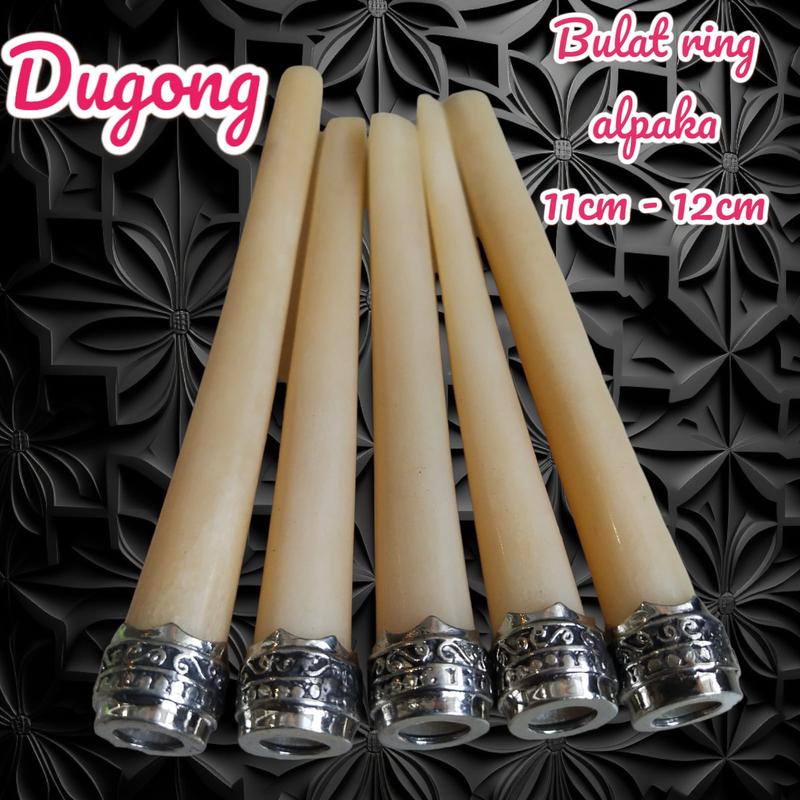 once pipa tulang sapi bulat ring alpaka12 cm - Shop | Tokopedia