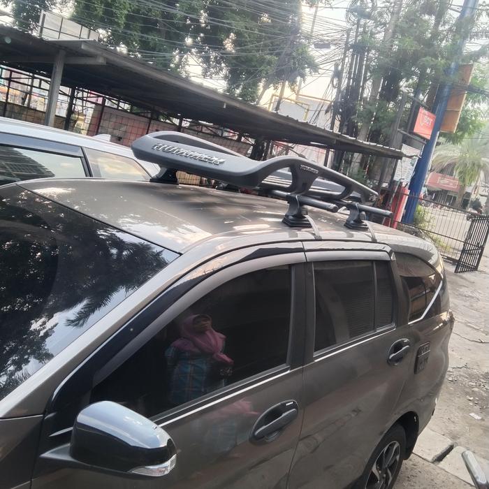 Jual Roof Rack bagasi atas mobil Brio model hummer gede plus cross bar ...
