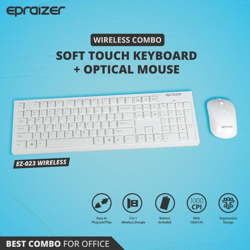 Epraizer Mouse keyboard EZ-023 Wireless Combo - Shop | Tokopedia