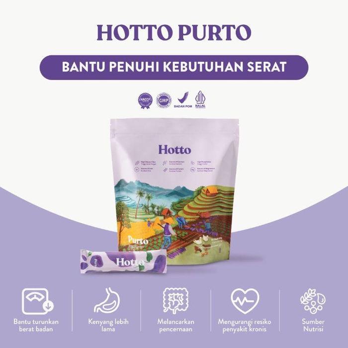 Jual Hotto Purto Multigrain/Oat with Purple Potato - 1 pouch 16sachet ...