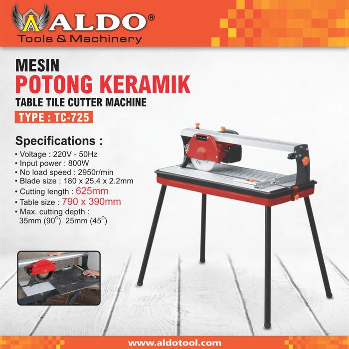 Jual MESIN TABLE TILE CUTTER WITH STAND TC-725 / MESIN POTONG KERAMIK ...