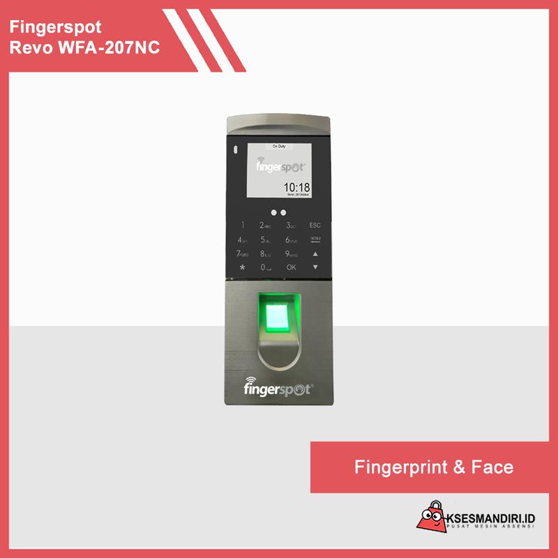 Mesin Absensi FingerPrint Wajah WIFI Fingerspot Revo WFA-207NC - Shop ...