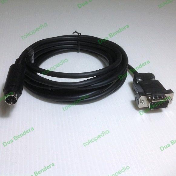 Jual KABEL SERIAL RS232 DB 9 PIN MALE to 8 PIN MINI DIN MALE - 2 meter ...
