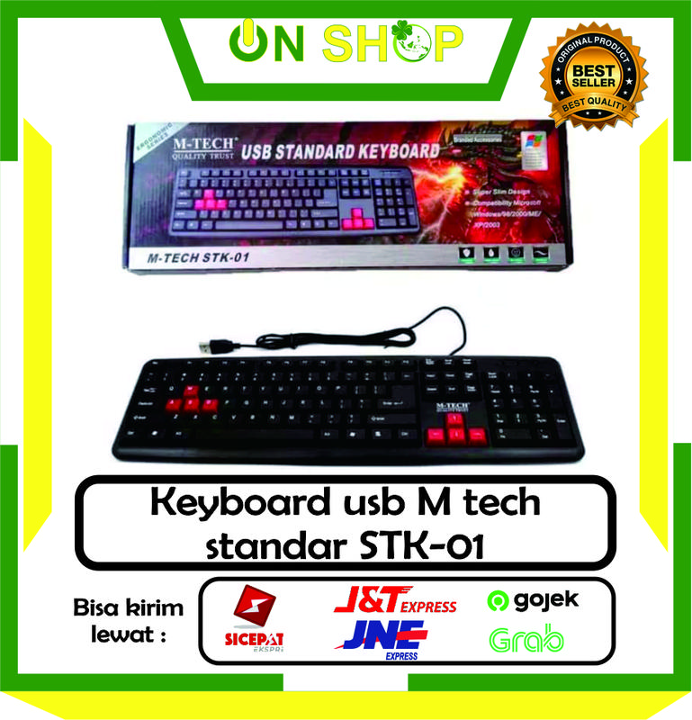 keyboard usb m tech standar - Shop | Tokopedia