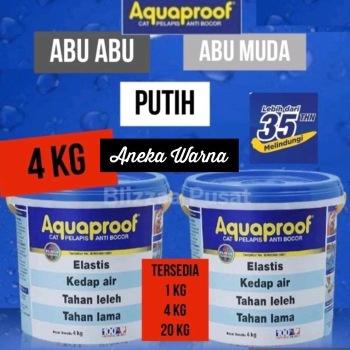 Jual Aquaproof 4kg Galon Waterproofing Elastex 4kg Waterproof Aquaproof ...