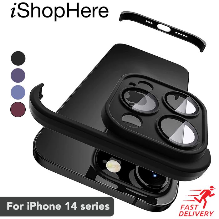 Promo Casing iPhone 14 Pro Max Plus Hard Case Bumper with Camera Cover ...