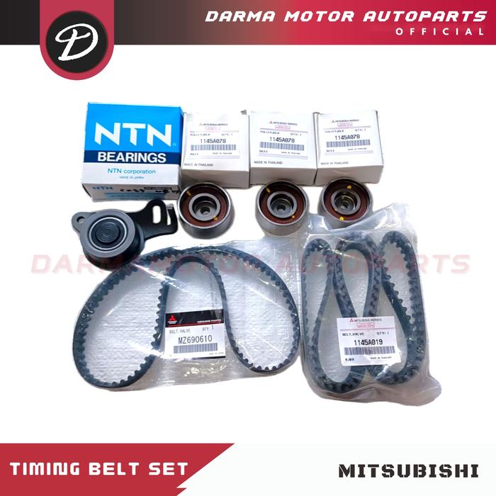 Jual TIMING BELT PAJERO SPORT DAKAR TRITON SET ASLI ORI - TIMING BELT ...