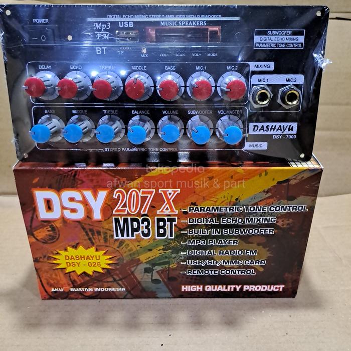 Jual Modul Kit Speaker Aktif /Tone Control Parametric Mixing DSY -207X ...