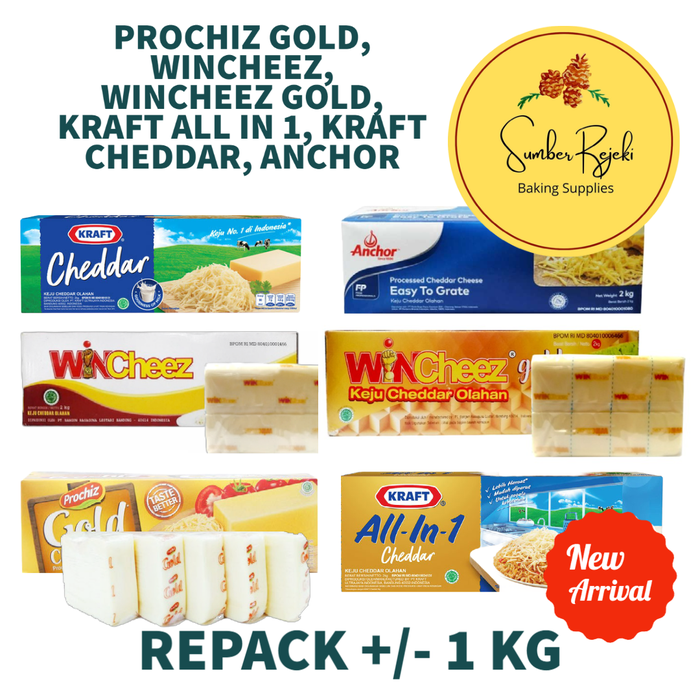 Jual Keju Prochiz Gold, Wincheez Biasa, Gold, Kraft Cheddar, All in one ...