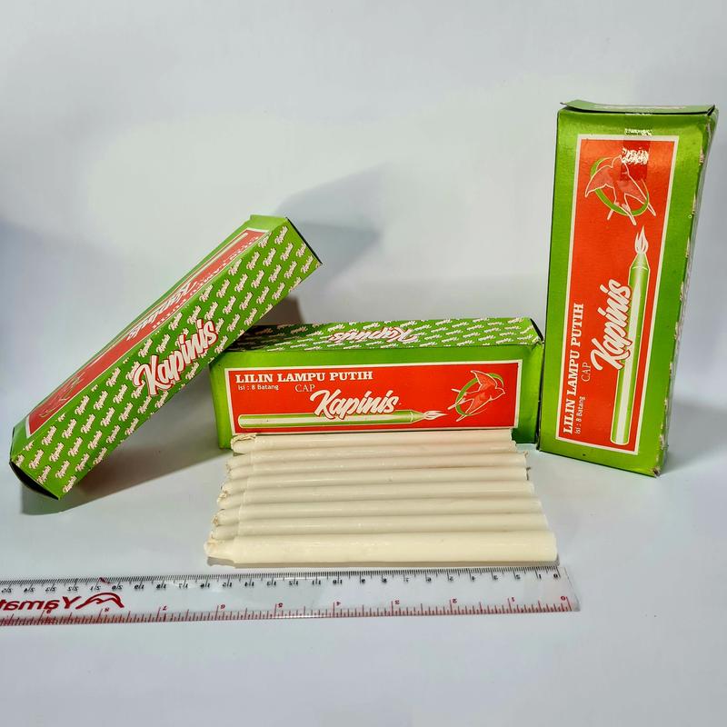 Lilin Lampu Putih Lilin Mati Lampu Lilin Penerangan K100 H Isi 8 Pcs ...