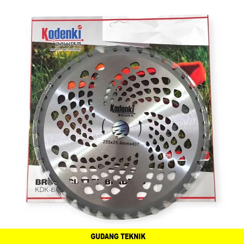 Pisau Potong Rumput Bulat 10" x 40T Tajam Brush Cutter Blade KODENKI ...