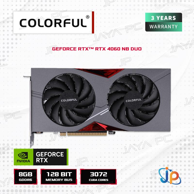 VGA Colorful GeForce RTX 4060 NB Duo 8GB - 8 GB GDDR6 - Shop | Tokopedia