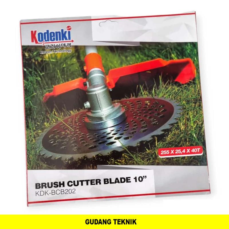 Pisau Potong Rumput Bulat 10" x 40T Tajam Brush Cutter Blade KODENKI ...