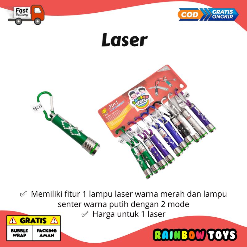 Mainan Lampu Laser LED Light 3 in 1 Anak - Shop | Tokopedia