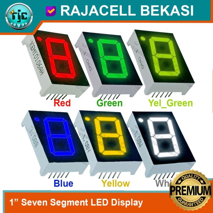 Jual 0.56" Seven Segment Display 1 Digit 7-Segment 0,56 inch LED ...