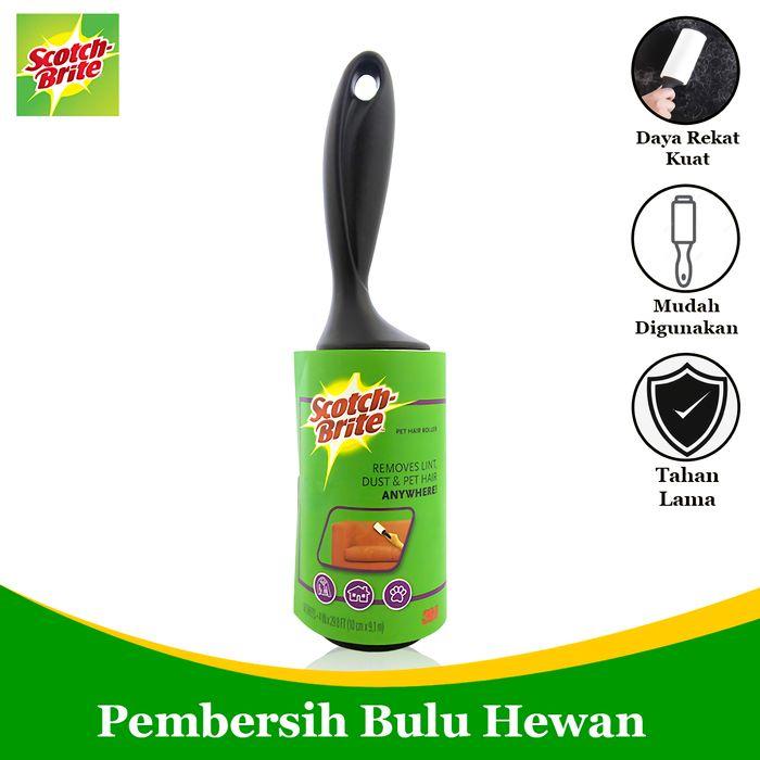 3M Scotch Brite Lint Roller, Pet Hair Roller, Rol Pengangkat - Shop ...