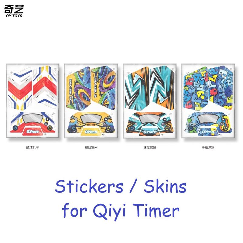 Sticker/Skin untuk Timer Speedcubing QiYi Pengukur Waktu Magic Cube Qi ...