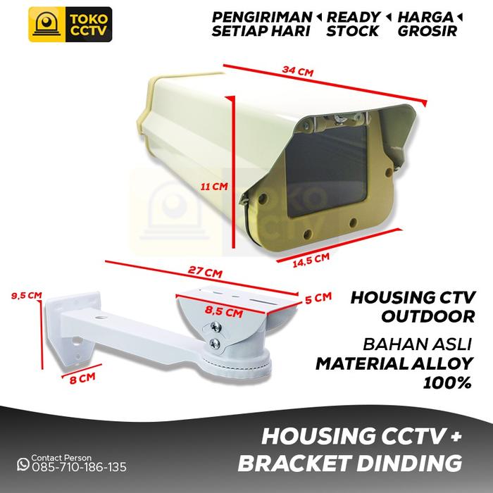 Promo Housing Camera CCTV OUTDOOR Plus Bracket Dinding Big - Jakarta ...