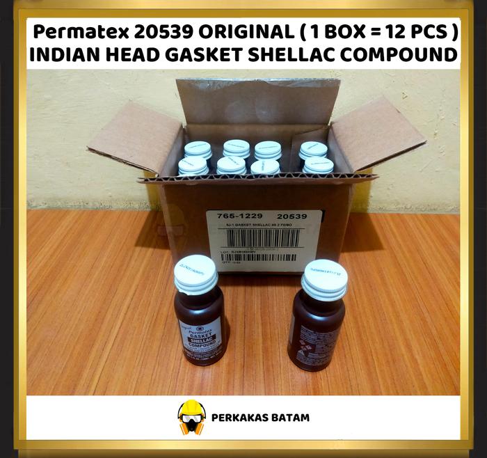 Jual Permatex INDIAN HEAD GASKET SHELLAC COMPOUND Permatex 20539 Lem ...
