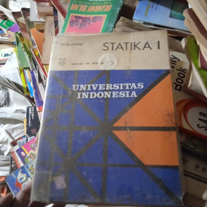Jual Buku Statika 1 Universitas Indonesia (Buku Jadul Tahun 1978 ...