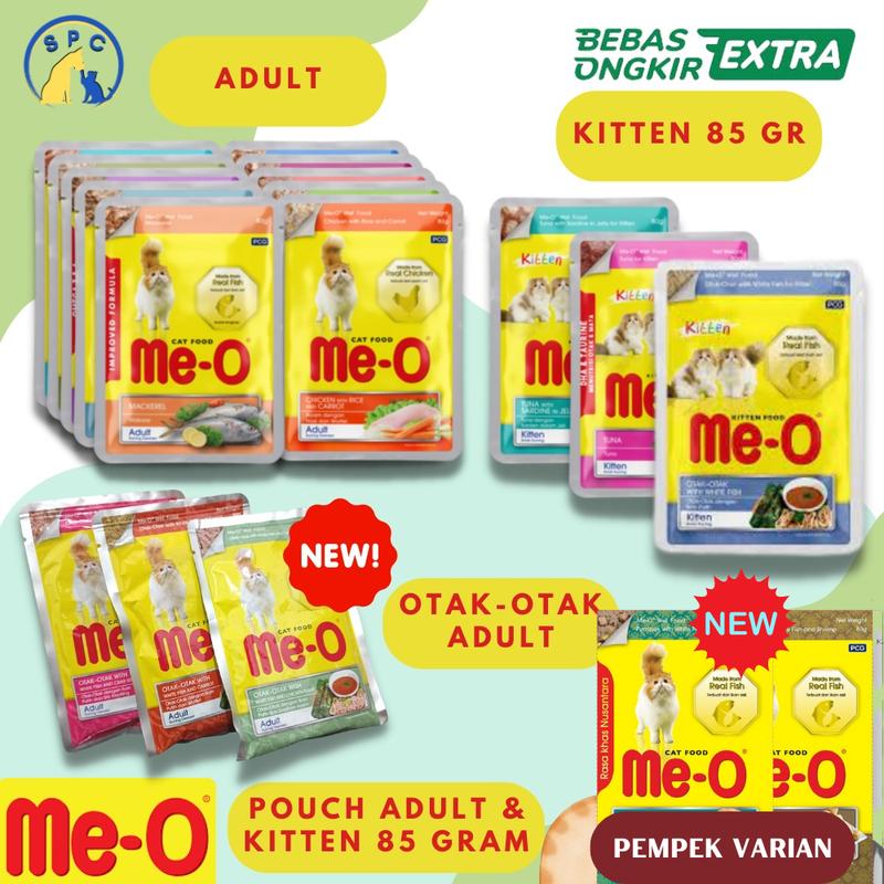 MEO ME-O Pouch Adult Kitten Makanan Basah Kucing Wet Food Ca - Shop ...