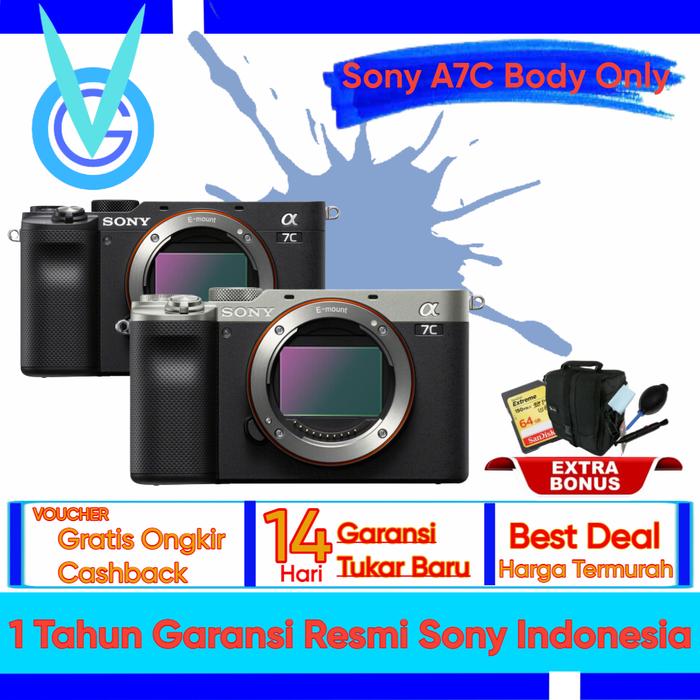 Jual Sony A7C - Sony Alpha 7C Body Only - Sony A7C Body Only - Paket ...