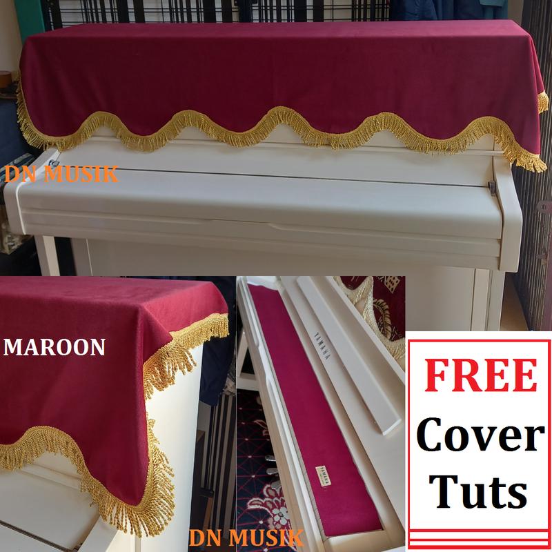 COVER PIANO AKUSTIK UPRIHGT PREMIUM - Shop | Tokopedia