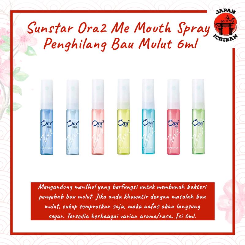 Sunstar Ora2 Me Mouth Spray / Spray Penghilang Bau Mulut Ori Japan ...