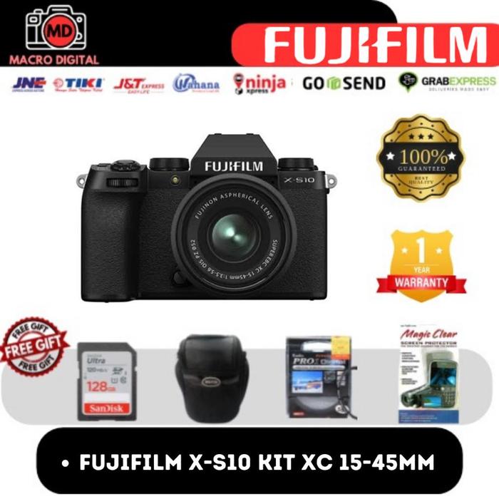 Jual CAMERA FUJIFILM XS10 KIT 15-45MM / FUJIFILM X-S10 KIT 15-45MM ...
