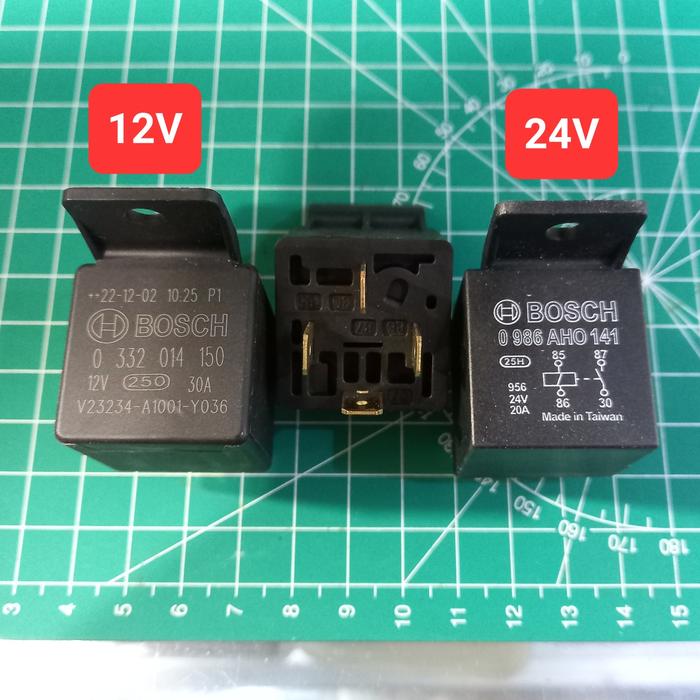 Jual Relay BOSCH 12V dan 24V 4pin - 24V 20A 4Pin - Kota Surabaya ...